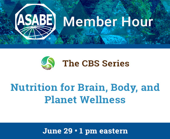 ASABE - American Society of Agricultural and Biological Engineers > Home